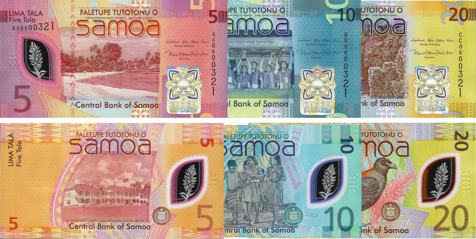 Samoa issues commemorative CHOGM banknotes - Polymer Banknotes